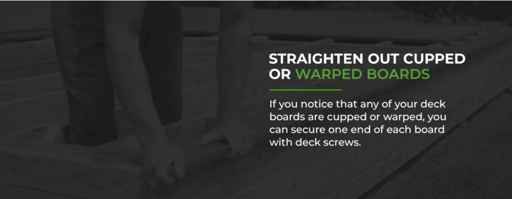 How to Keep Deck Boards Straight - Newtechwood