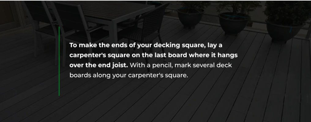 How to Keep Deck Boards Straight - Newtechwood